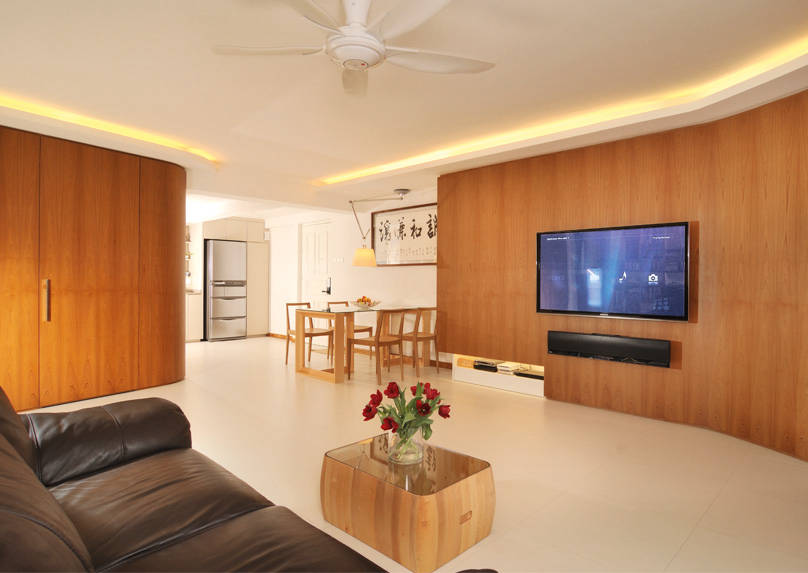 Designers create brilliant multipurpose space out of a small 2-bedroom ...